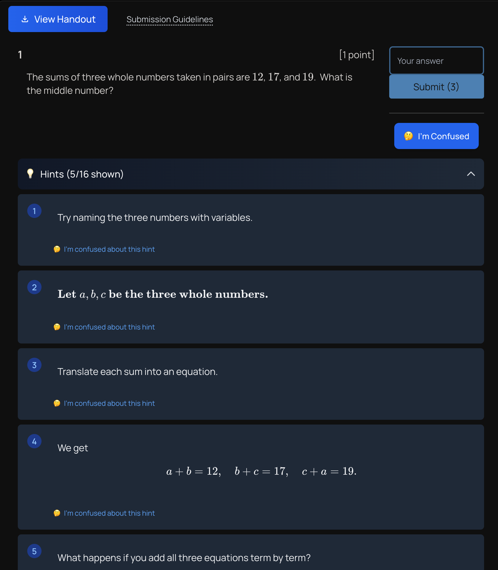 MathDash: Personal Math Coaching